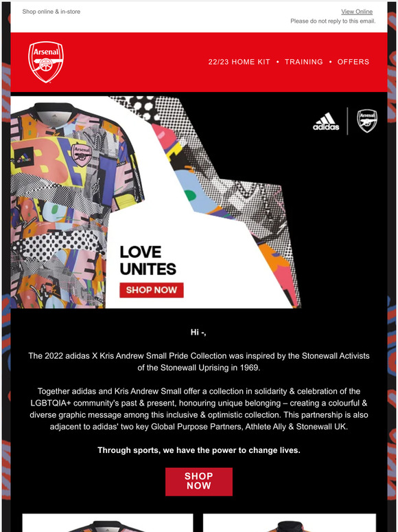 Arsenal: The NEW Arsenal x adidas Love Unites Collection 😍 | Milled