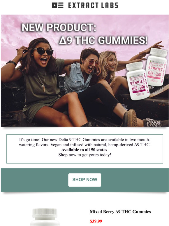 Extract Labs: 🚨 Delta-9 THC Gummies are here! 🚨 | Milled