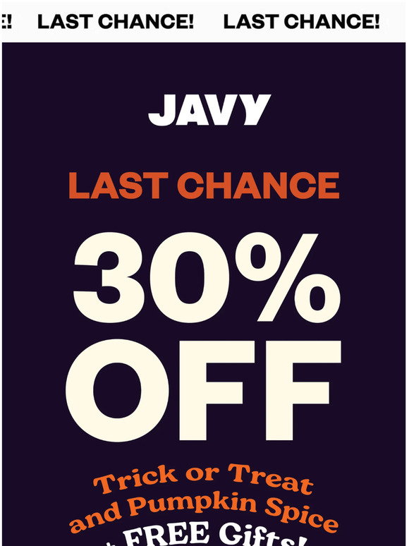Javy Coffee: This offer expires today → | Milled