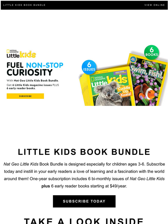 National Geographic: Make reading fun! Give Nat Geo Little Kids ...