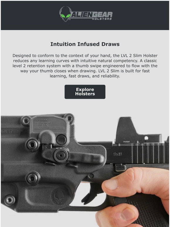 Alien Gear Holsters: A Holster With a More Intuitive Draw? | Milled