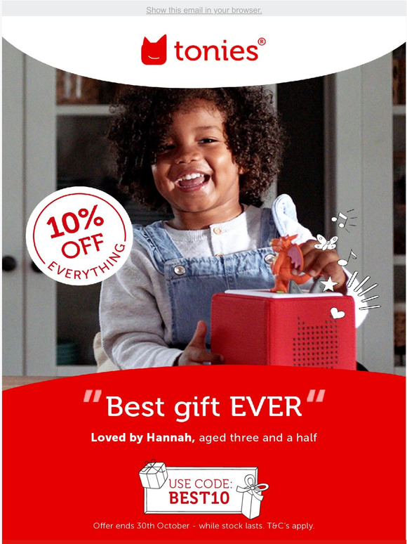 Tonies: Get 10% off abso-tonie-lutely EVERYTHING 😍 | Milled