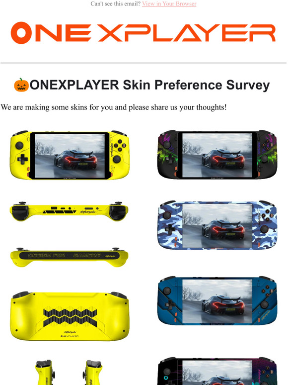 Onexplayer 🎃onexplayer Skin Preference Survey🎃 Milled