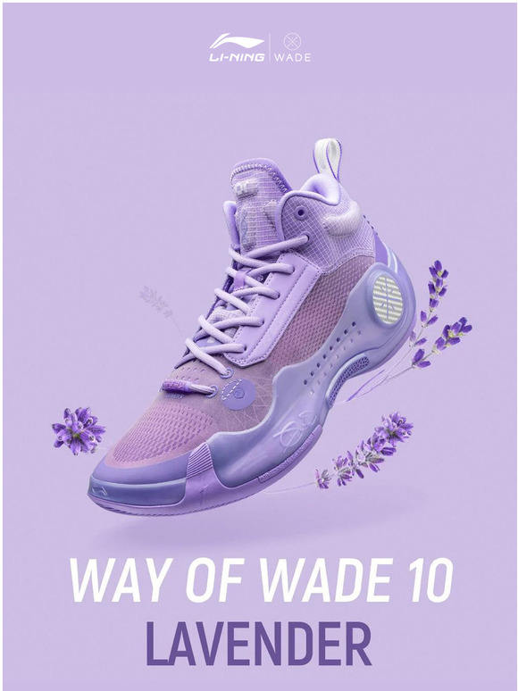Li Ning Way of Wade: Way of Wade 10 "Lavender" drops now. | Milled