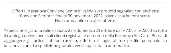 Kasanova: Imperdibili offerte online e in negozio | Milled