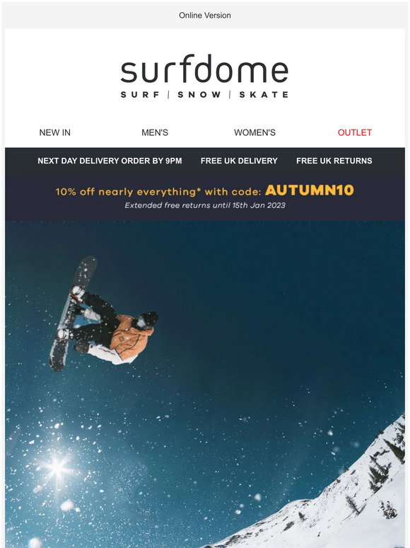 Surfdome: It's Snow Time! 🏂 | Milled