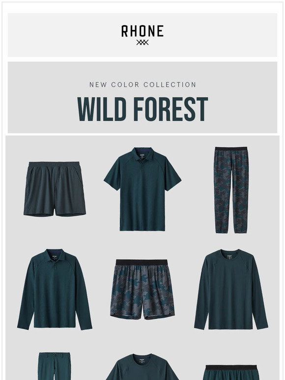 Rhone: New Color Collection: Wild Forest | Milled