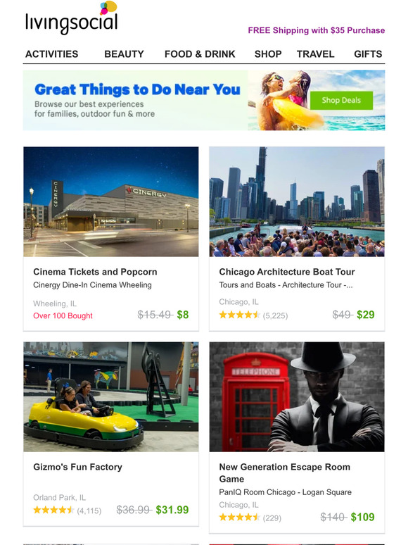 LivingSocial: The Best Things to Do Together are... | Milled