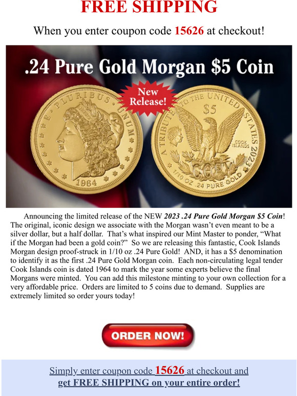 National Collector's Mint: Free Shipping! ★ NEW RELEASE: 2023 .24 Pure ...