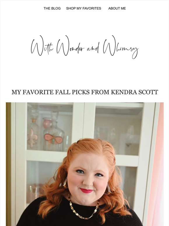 With Wonder and Whimsy: My Favorite Fall Picks from Kendra Scott — With ...