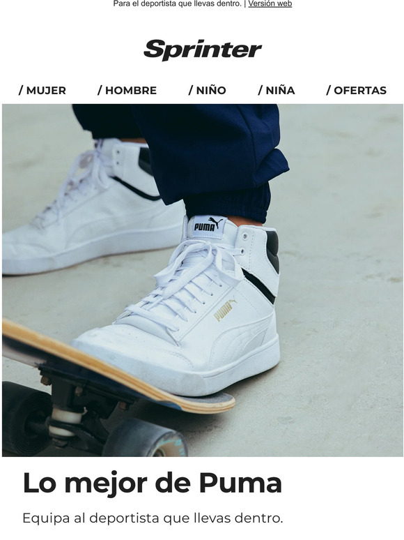 Sprinter - Megacentros del deporte: Imprescindibles Puma 😎 | Milled