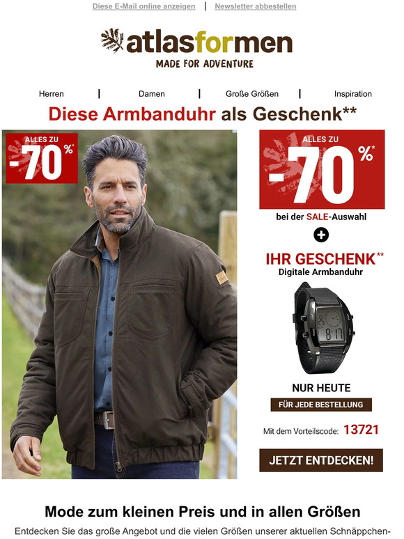 Atlas For Men: Tolles Geschenk zum Sale | Milled