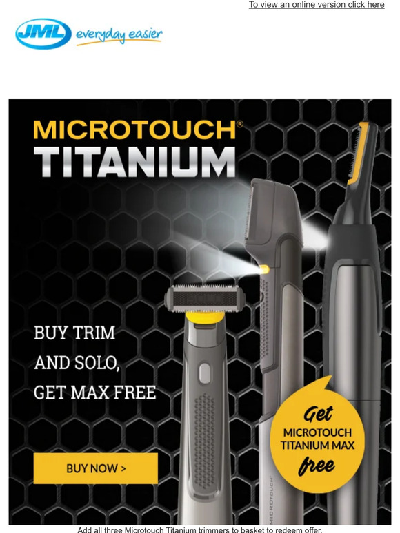 JML: Total trimming in one amazing offer | Milled