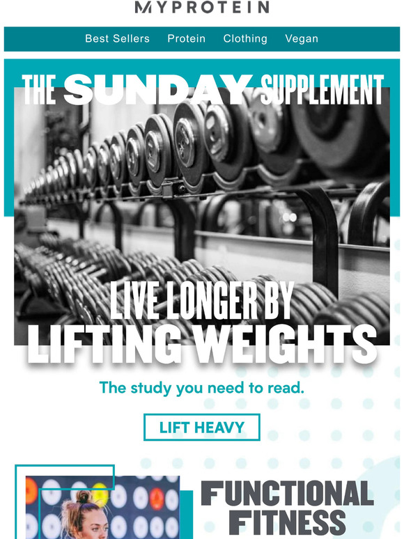 Myprotein: Strength training linked to life expectancy | Milled