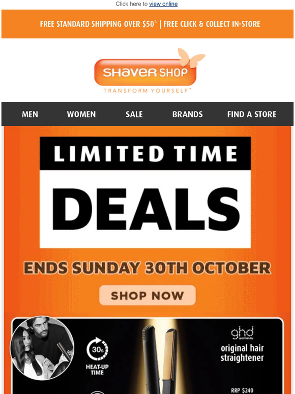 Shaver Shop (NZ): Shop These Limited Time Only Deals! ⏱ | Milled