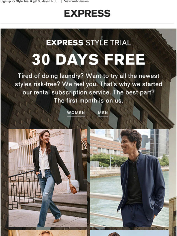 Express: Rent looks for those events on your calendar | Milled