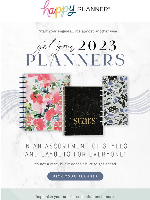 The Happy Planner: Have You Picked Your 2023 Planner Yet? | Milled