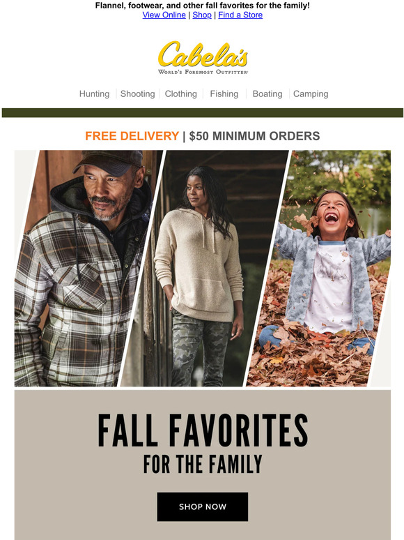 Cabela's: Fall Styles Your Outdoor-Loving Family Deserves! | Milled