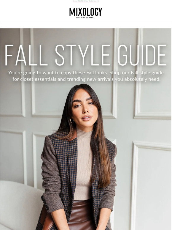 Mixology Clothing Company: Your Fall Style Guide😍 | Milled