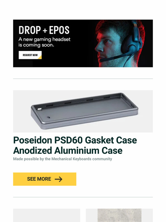 Drop: Poseidon PSD60 Gasket Case Anodized Aluminium Case, Megalodon ...
