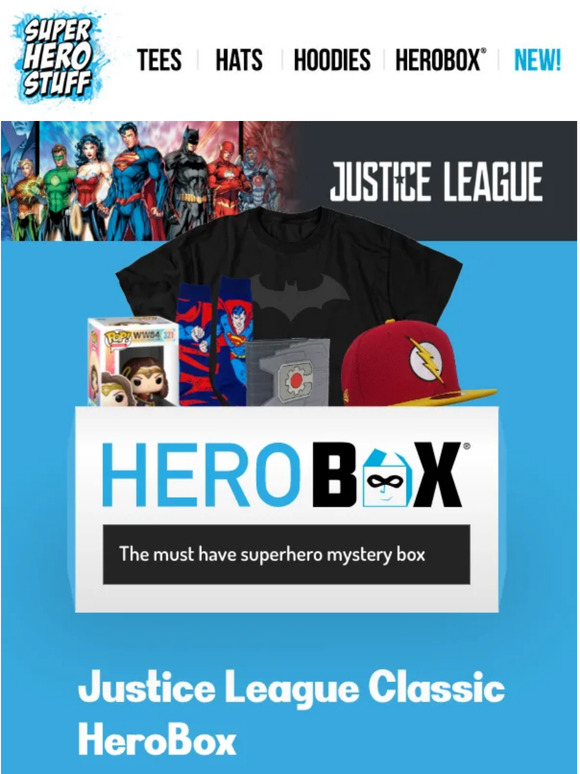 SuperHeroStuff: A League of heroes + a box of goodies = ? | Milled