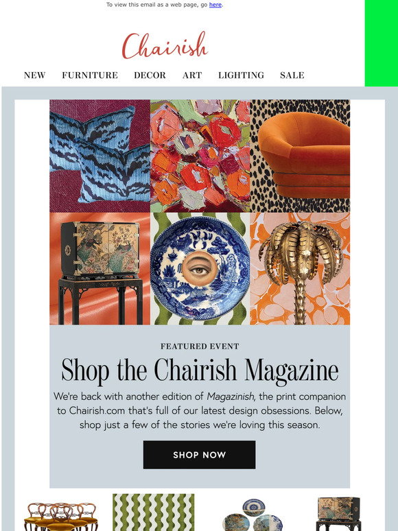 Chairish: Shop Our One-of-a-Kind Magazine | Milled
