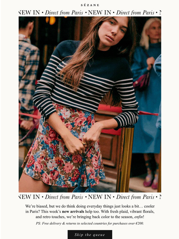 Sézane: Skip the queue | Milled