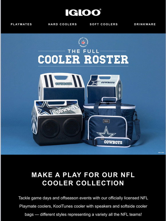Igloo Coolers: NFL coolers: Here’s the full roster…📝🏈 | Milled