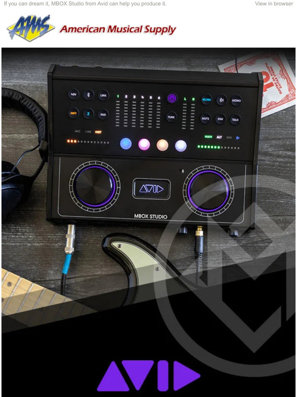 American Musical Supply: Introducing Avid MBOX Studio: Connect, Create, Record & More! | Milled