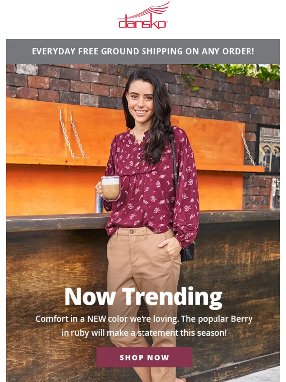 Dansko: Slip into a rich berry color | Milled