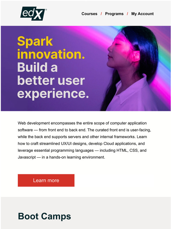 edX (Global): Fuel your curiosity in web development | Milled