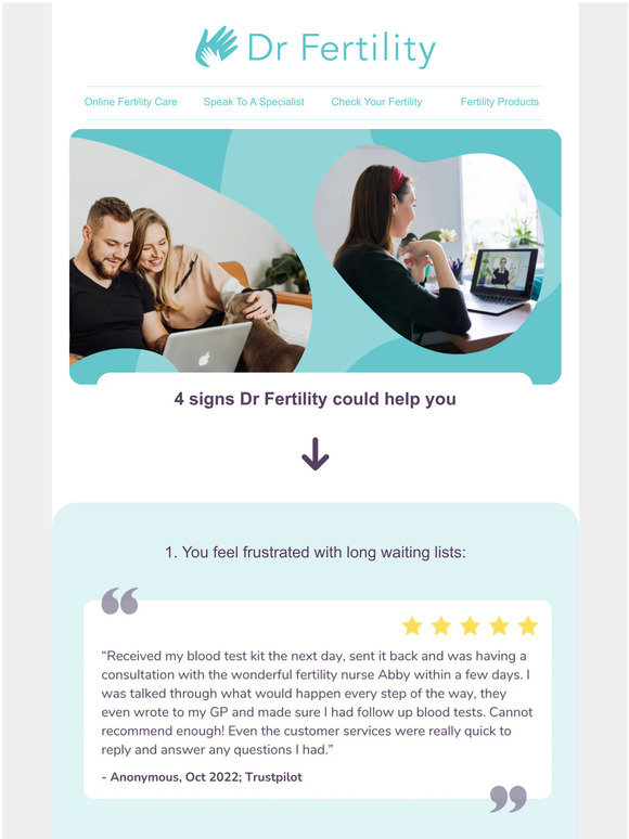 Dr Fertility: ⭐ 4 signs Dr Fertility could help you ⭐ | Milled