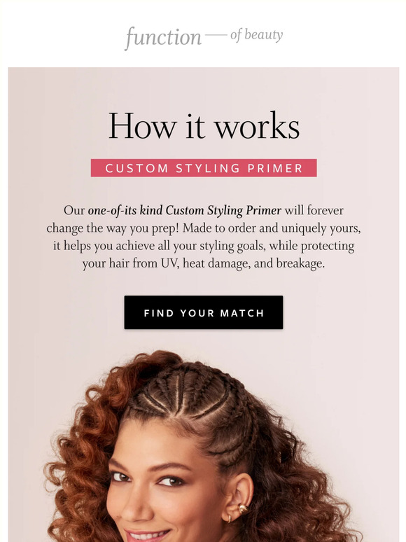 Function of Beauty: Level up how you prep with Custom Styling Primer ...