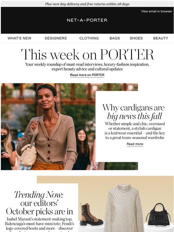Net-A-Porter: 5 ultra-chic ways to wear a cardigan | Milled