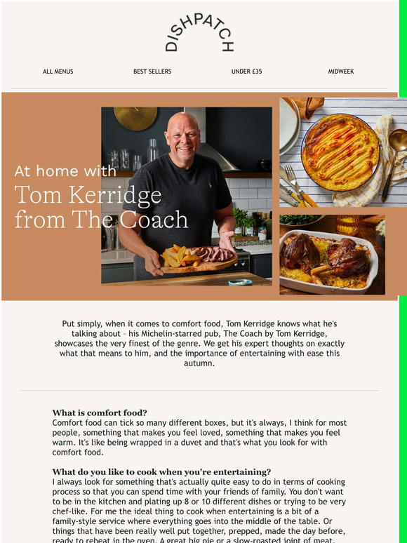 Dishpatch: At home with... Tom Kerridge | Milled