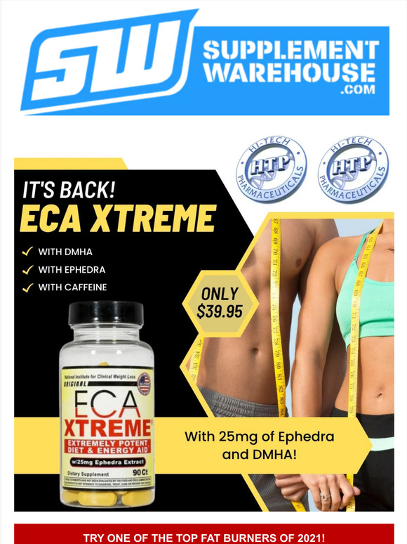 Supplement Warehouse: ECA Xtreme w/ DMHA & Ephedra Is Finally Back! | Milled
