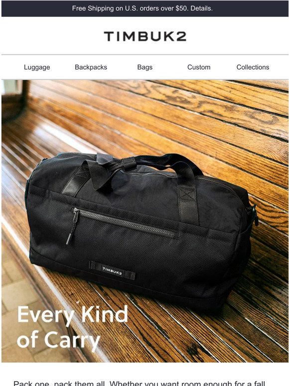 Timbuk2: The right fit for fall travel | Milled