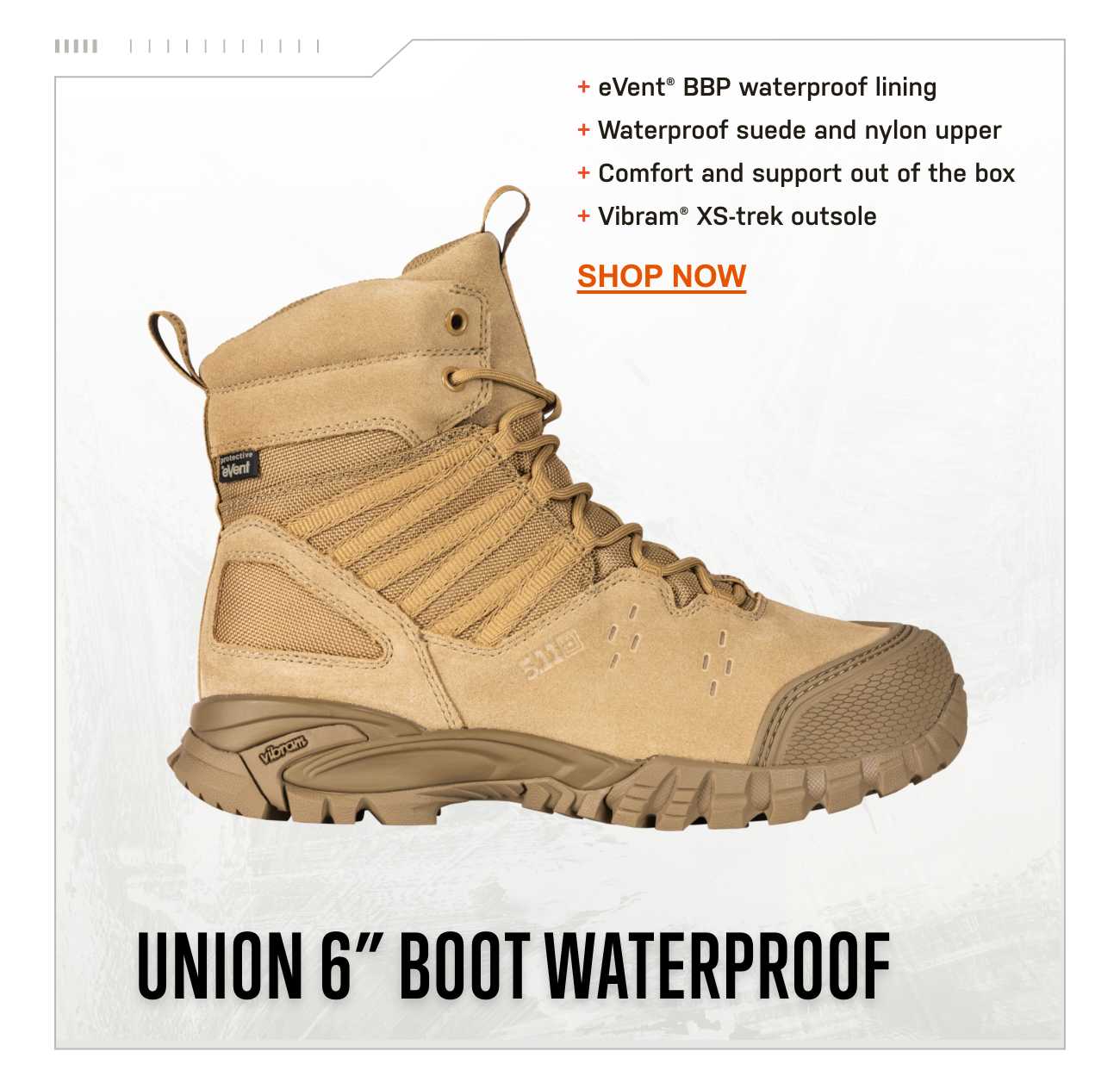 5.11 Tactical: Puddle hopper 🥾💦 Waterproof boots | Milled