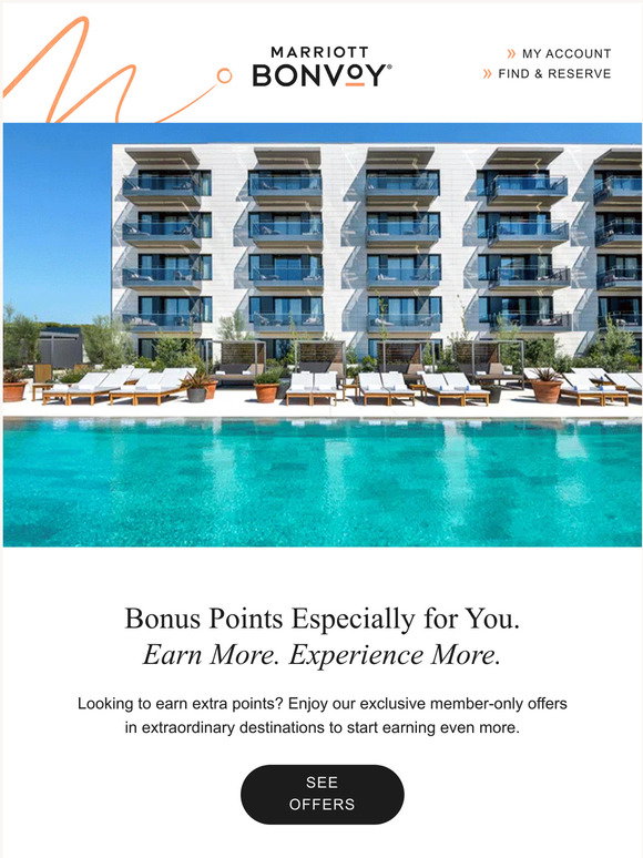 Marriott: —, Your October Member-Exclusive Bonus Points Await… | Milled