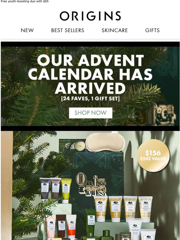Origins: 24 Days Of Faves! Our Advent Calendar (Worth $242) | Milled
