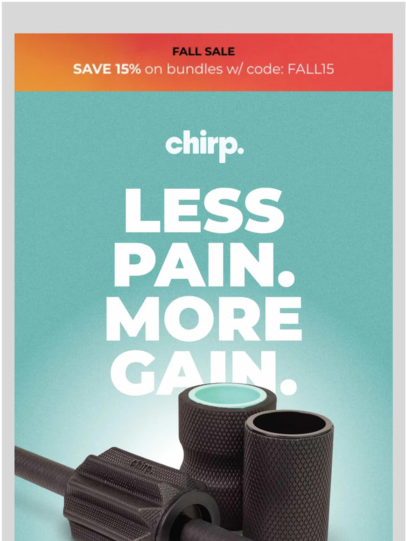 Chirp: Choose light, firm, or deep tissue massage with 3-in-1 Muscle ...