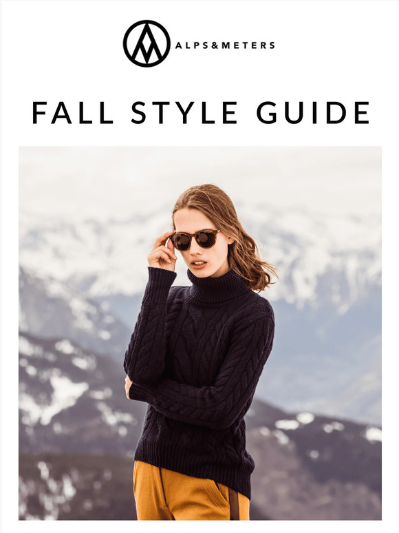 Alps & Meters: The Alps & Meters Fall Style Guide | Milled