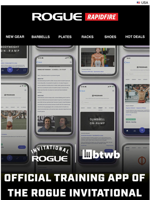 Rogue Fitness: btwb - Official Training App of the Rogue Invitational ...