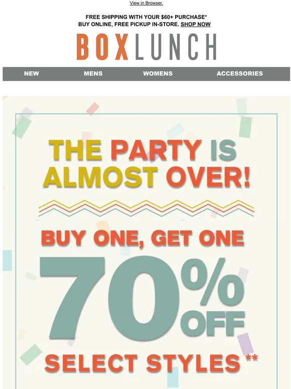 BoxLunch Only Hours Left To Celebrate Our Birthday Milled boxlunch-only-hours-left-to-celebrate-our-birthday-milled