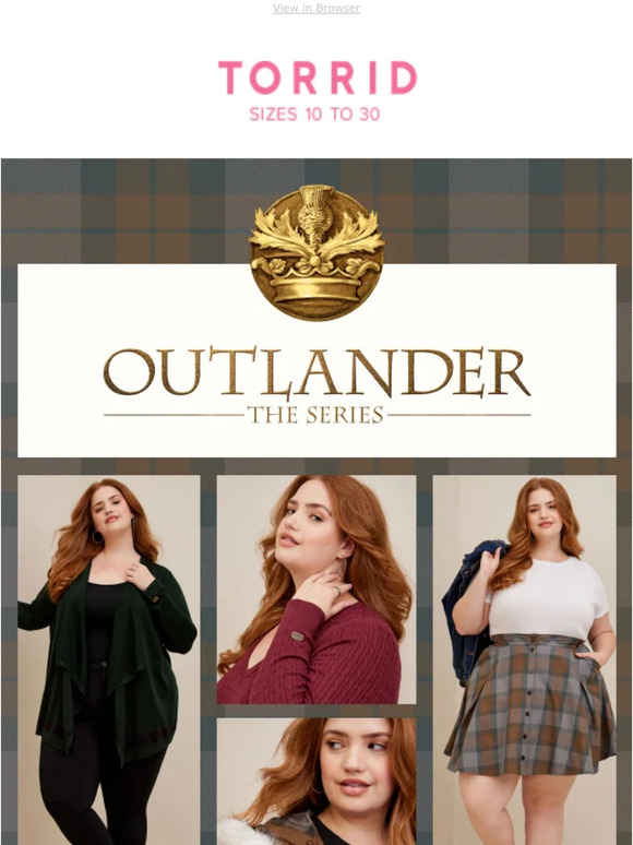 Torrid: Fantasies come true—new Outlander styles are here! ♥️🌹 | Milled