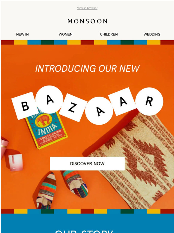 Monsoon: Introducing: Bazaar By Monsoon | Milled