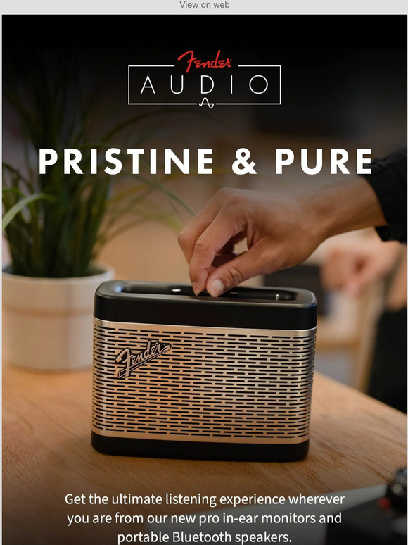 Fender UK: New Bluetooth Speakers & In-Ear Monitors | Milled