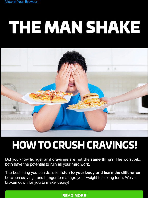 The Man Shake: Cravings & How To Beat Them 👊 | Milled