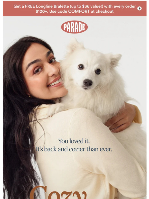 Parade: Our SOLD OUT coziest collection is BACK! | Milled