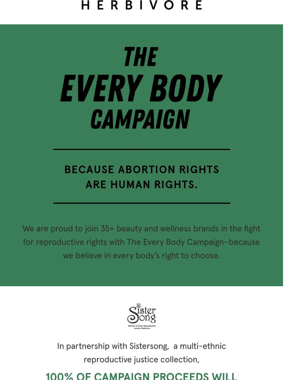 Herbivore Botanicals: Introducing: The Every Body Campaign | Milled